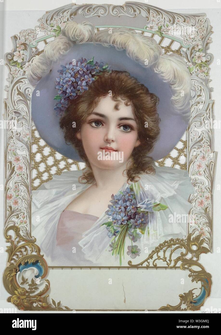 Chromolithograph Print, Advertising poster, ca. 1898 Stock Photo - Alamy