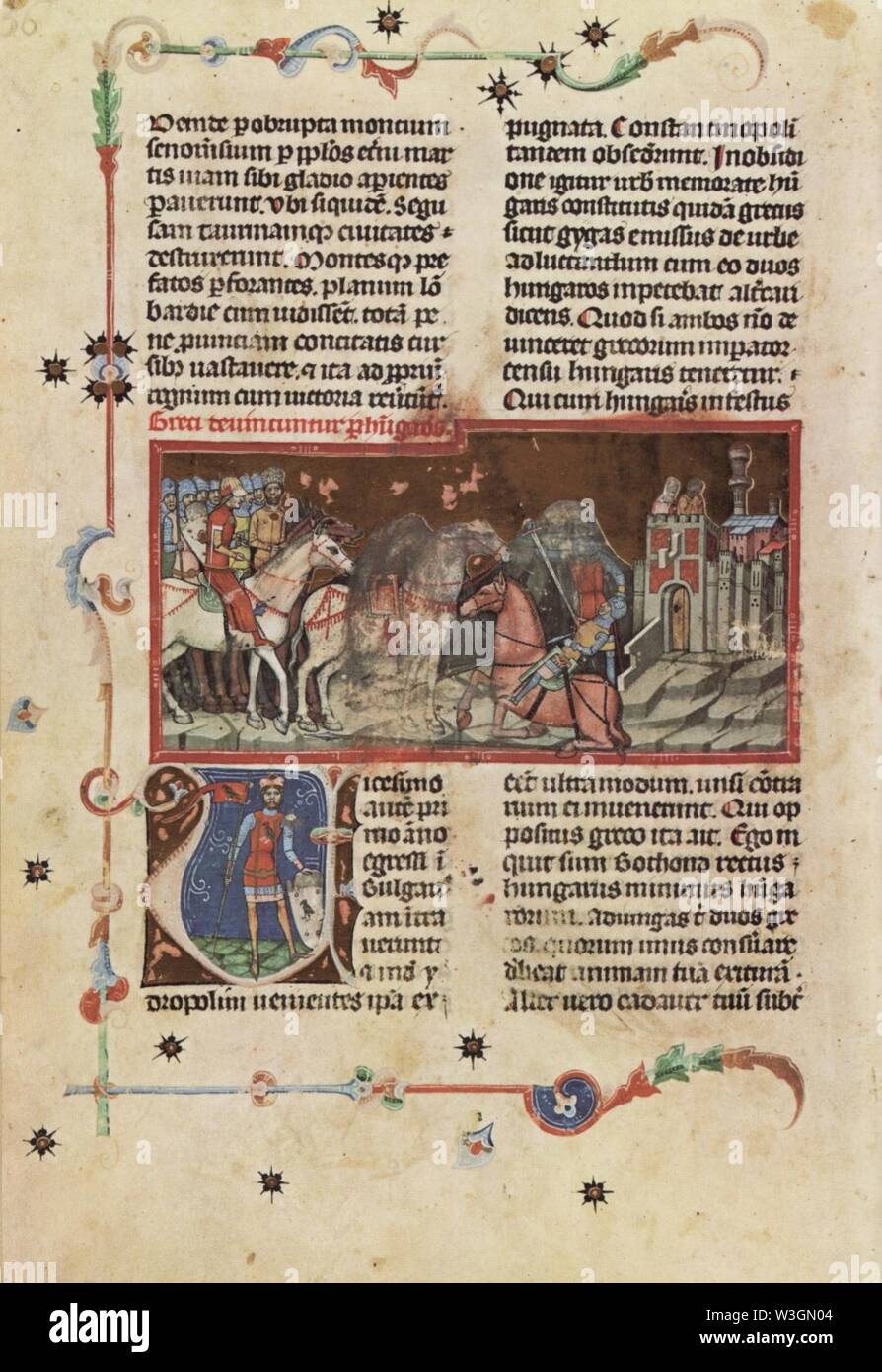 Chronicon Pictum 036 Stock Photo - Alamy