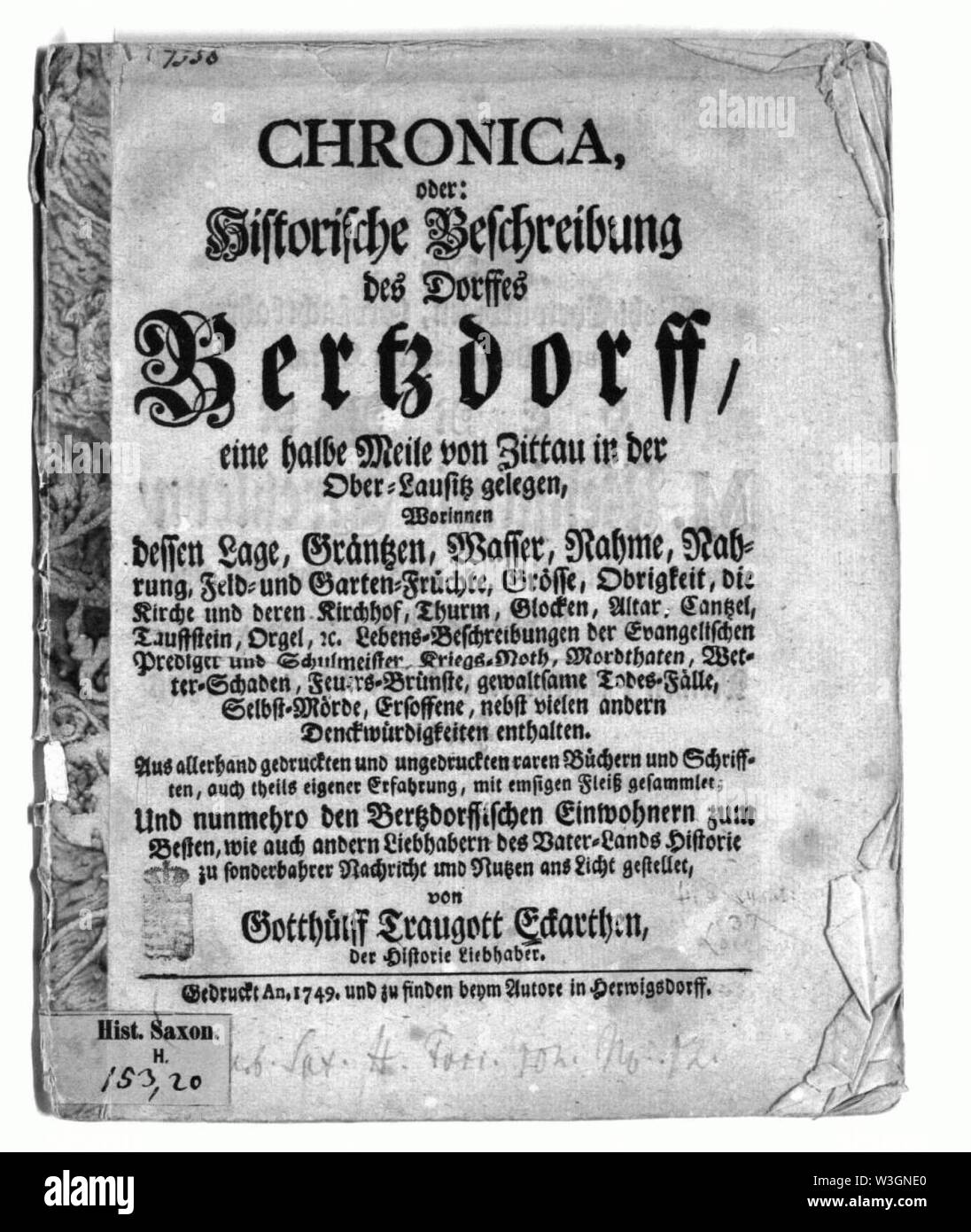 Chronika Betzdorff 001 Stock Photo - Alamy