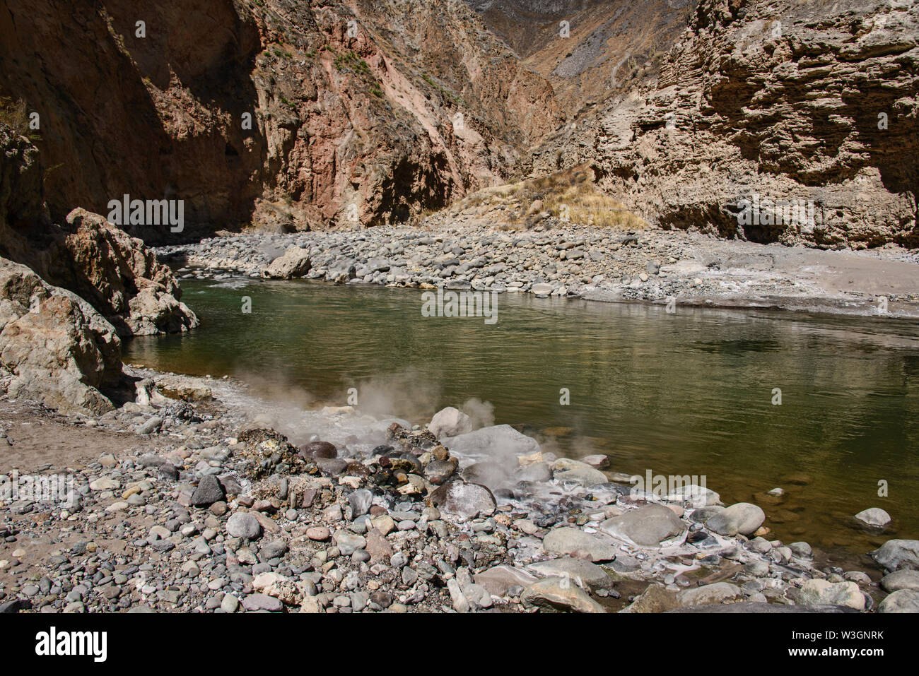 Geyser at the Colca Canyon, Peru Stock Photo - Alamy