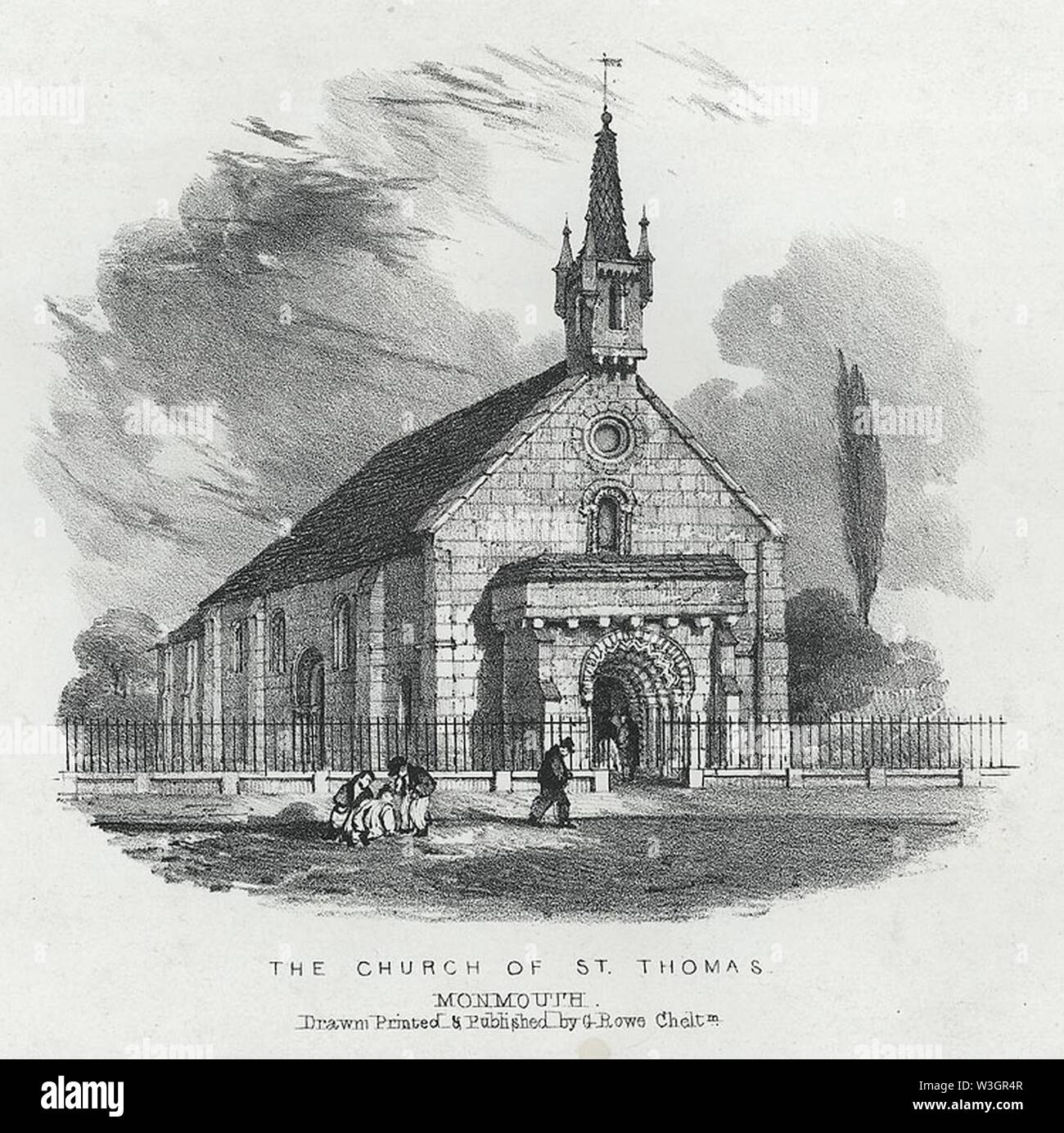 Church of St Thomas Monmouth Stock Photo - Alamy