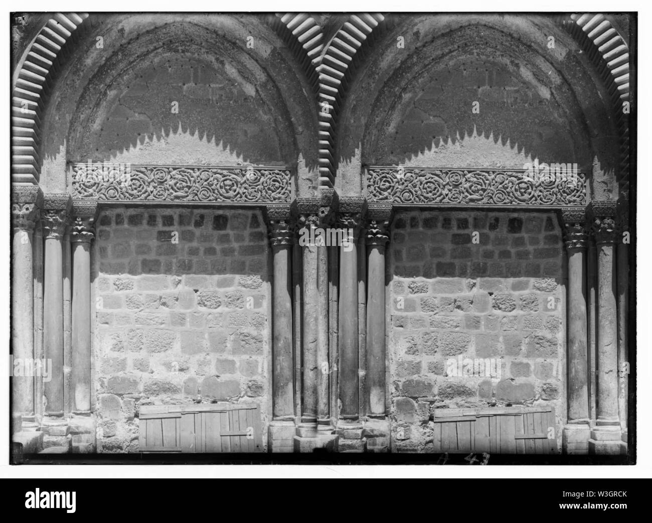 Church of the Holy Sepulchre and surroundings. Relief over the east ...