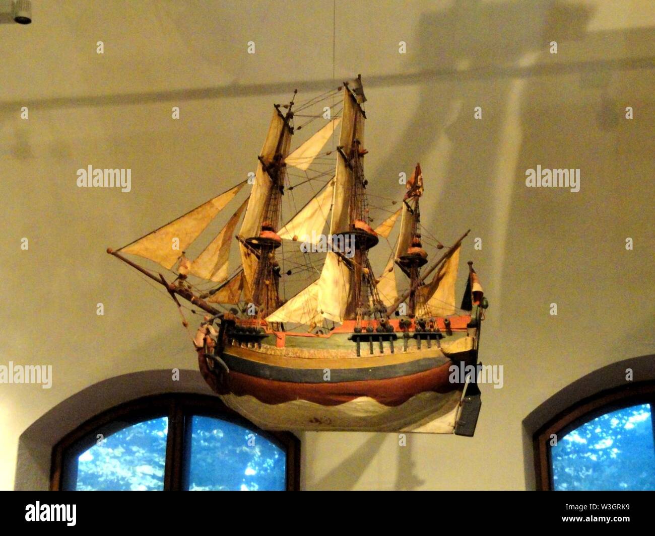 Church ship votive, the frigate Wictoria by Lars Werving, 1733 ...