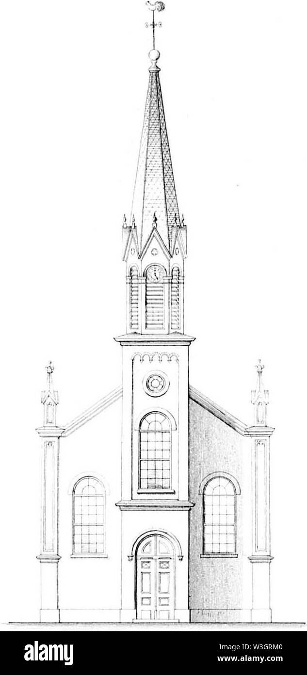 Church front elevation hi-res stock photography and images - Alamy