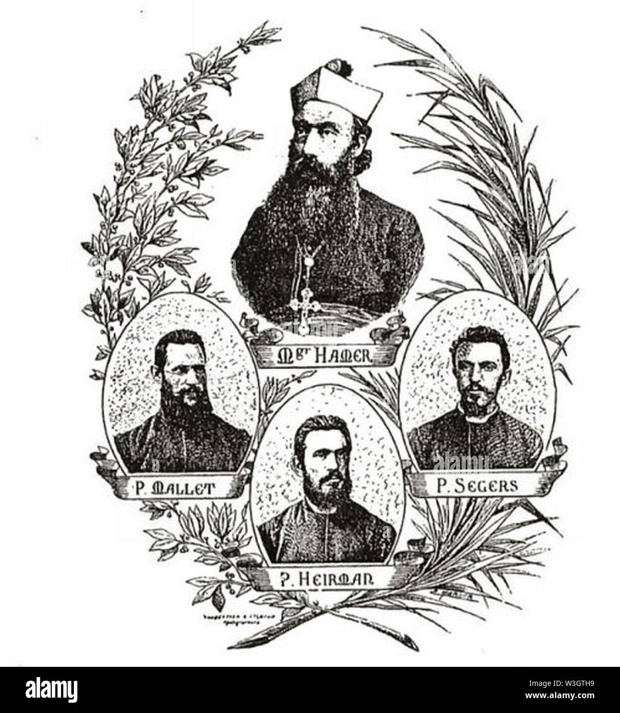 CICM Missionaries Martyrs of the Boxer rebellion Stock Photo - Alamy