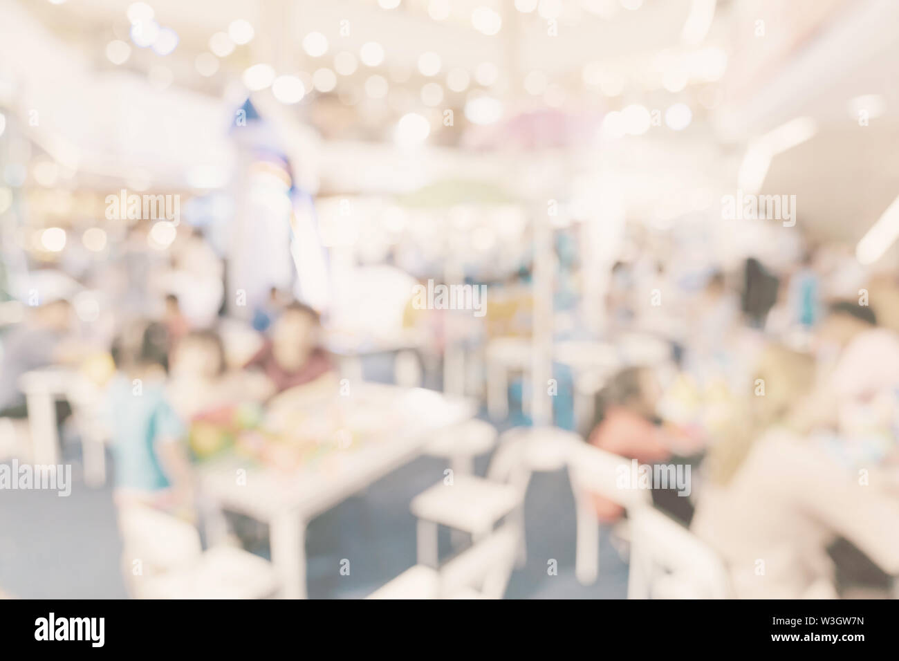 Abstract blur background crowd people in shopping mall for background ...