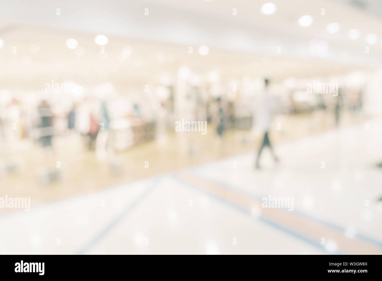 Abstract blur background crowd people in shopping mall for background ...