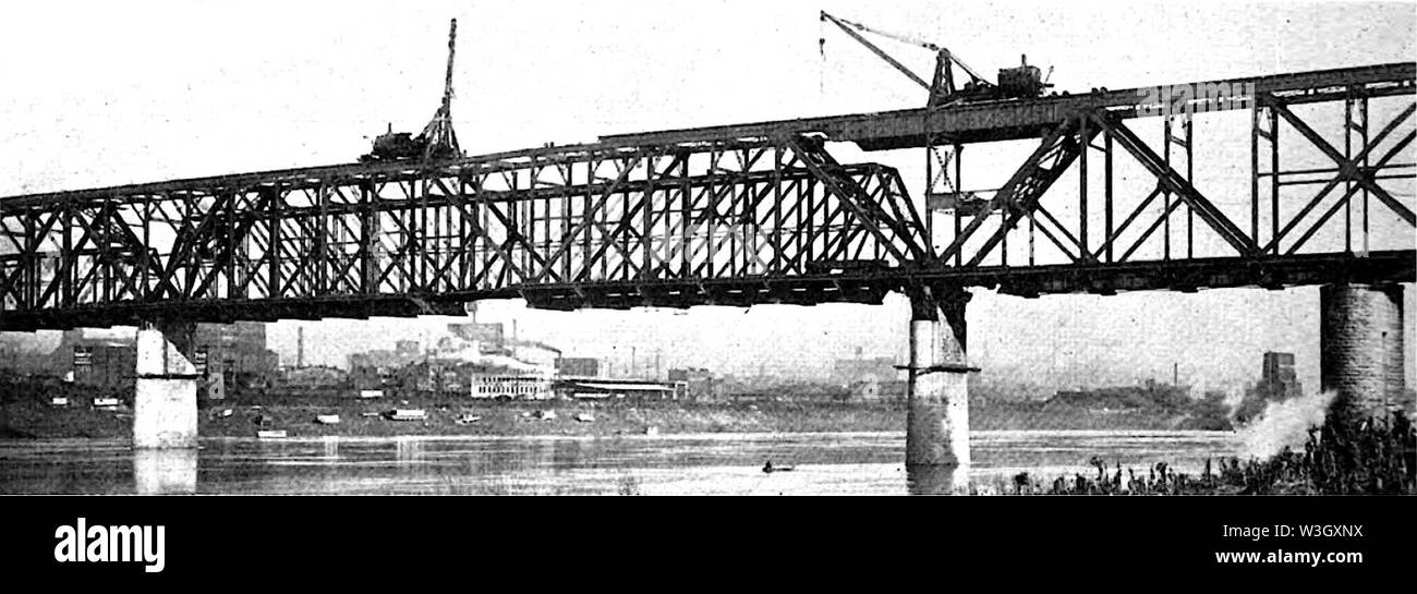 Cincinnati Southern Bridge Construction 1921 Stock Photo - Alamy