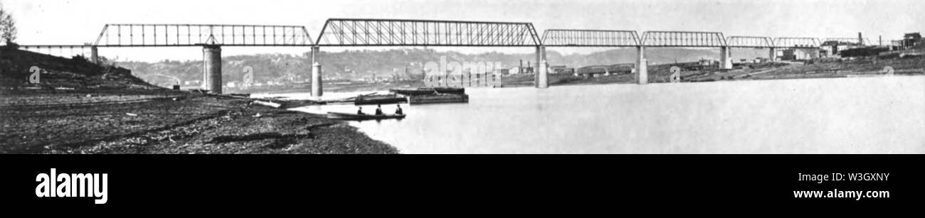 Cincinnati Southern Bridge 1883 (cut Stock Photo - Alamy