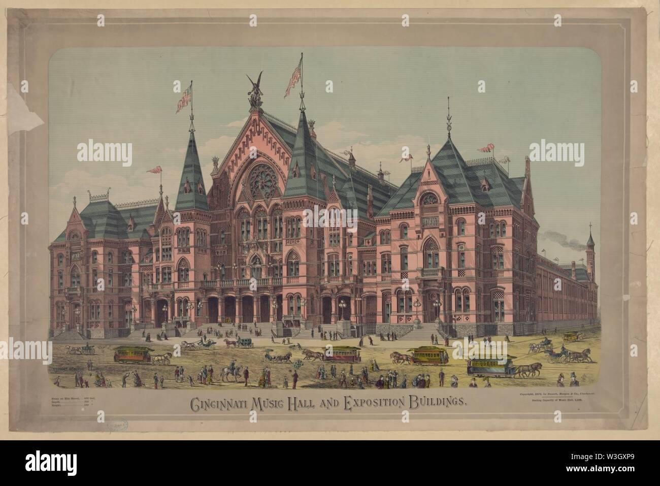 Cincinnati music hall and exposition buildings Stock Photo - Alamy