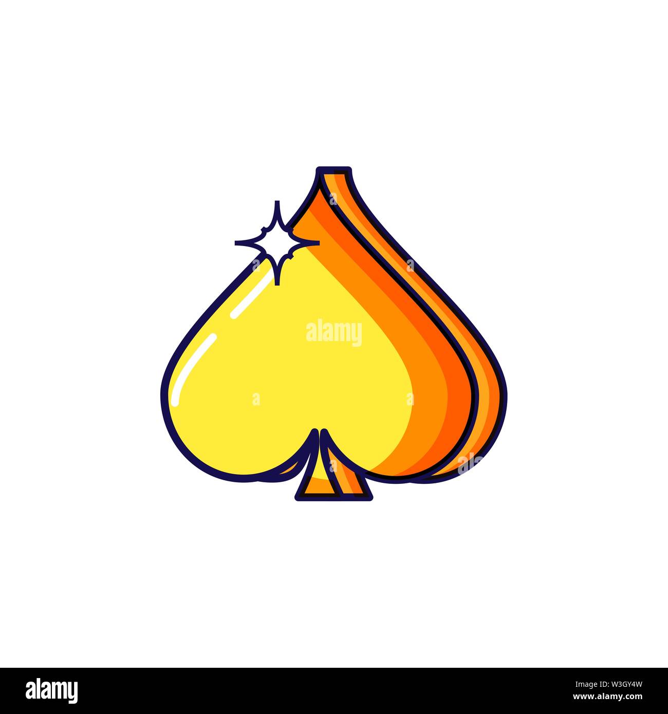 Ace symbol Stock Vector Images - Alamy