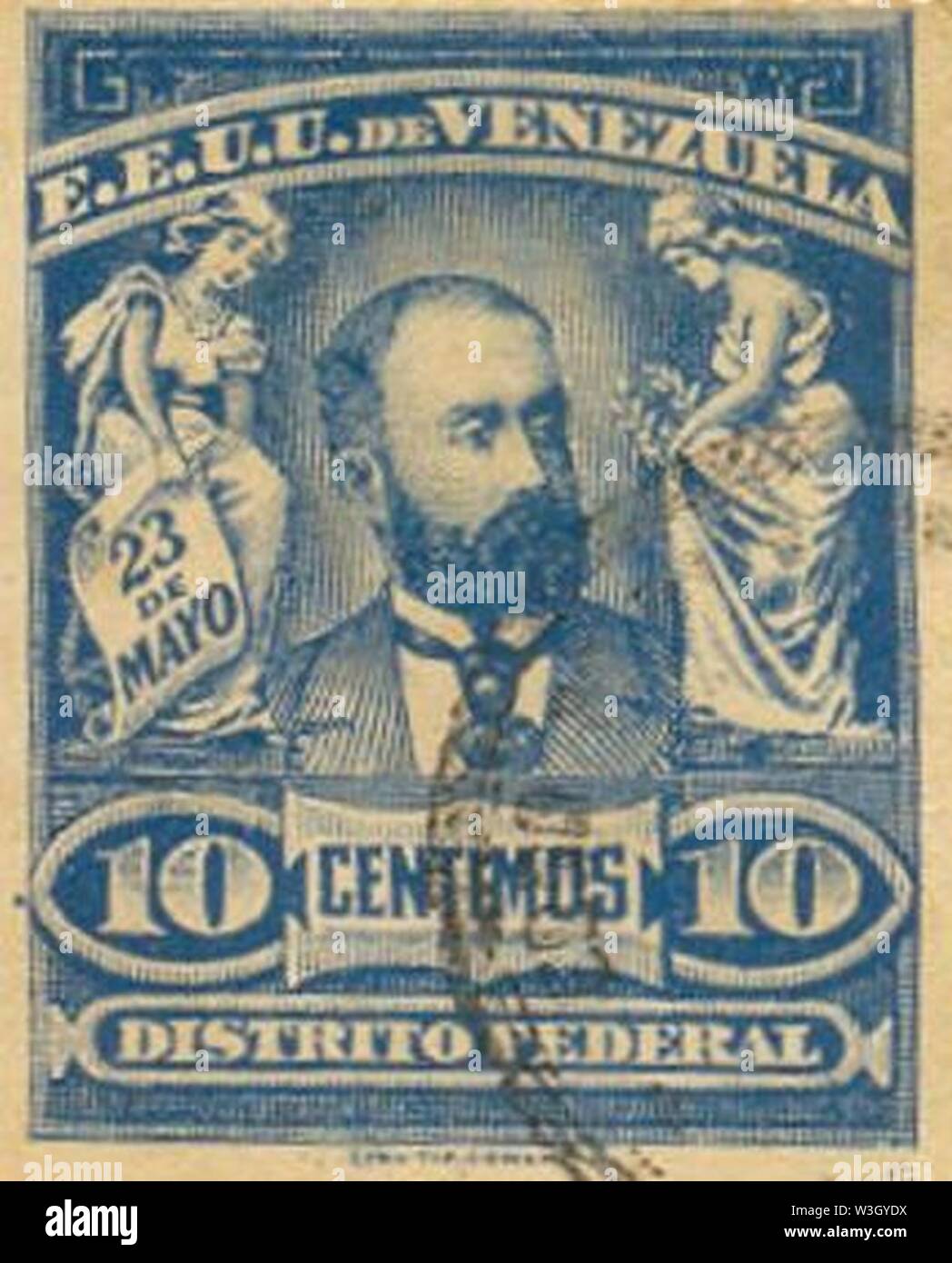 Cipriano Castro stamp 1905 Stock Photo - Alamy