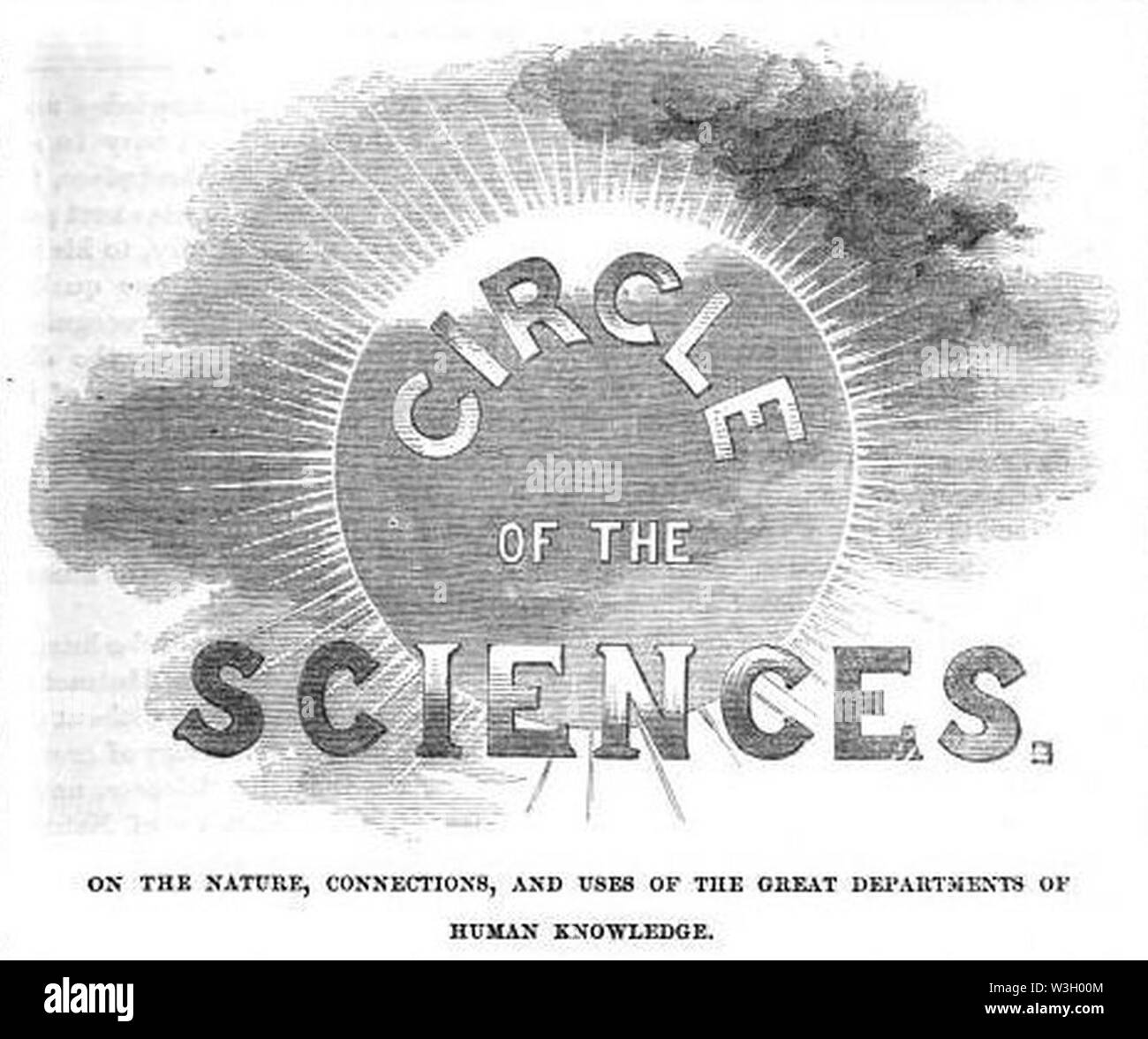 Circle of the Sciences Stock Photo - Alamy