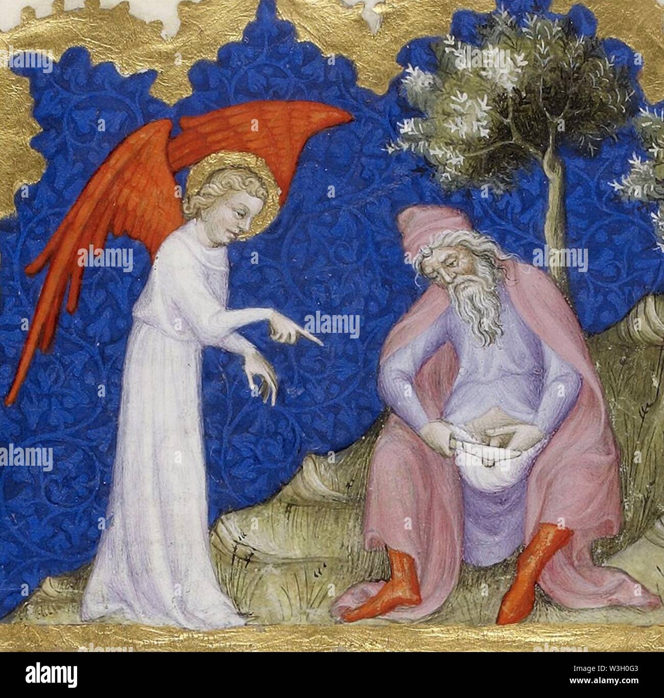 Circumcision of Abraham (Bible of Jean de Sy Stock Photo - Alamy