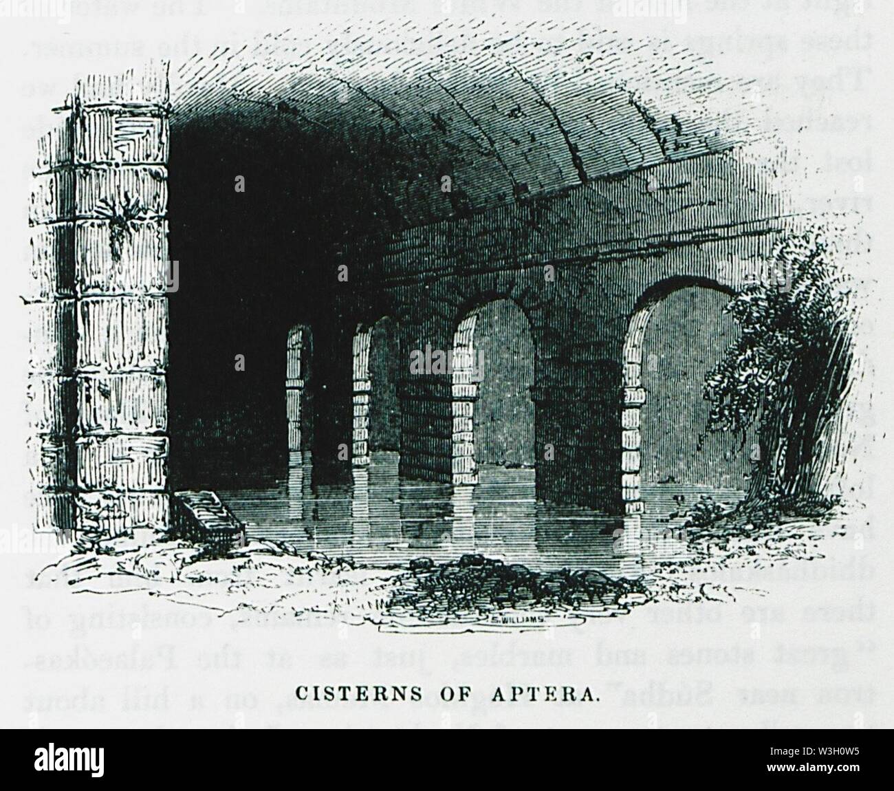 Cisterns of Aptera - Pashley Robert - 1837 Stock Photo - Alamy