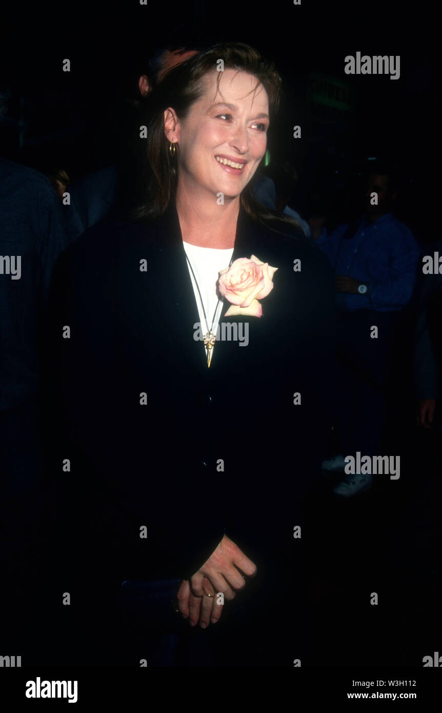 Hollywood, California, USA 25th September 1994 Actress Meryl Streep ...