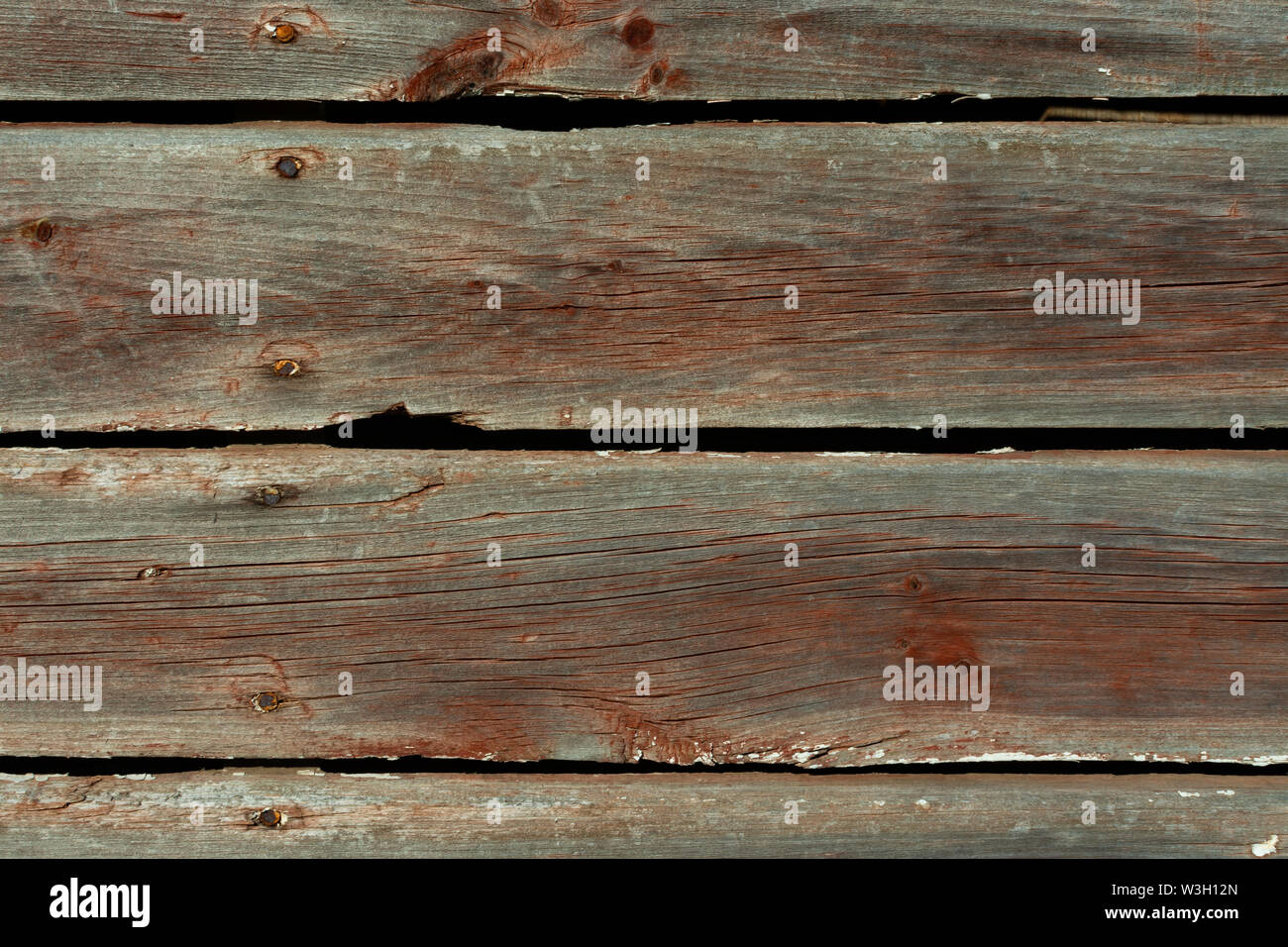 Old weathered barn wood on side of barn in rural Illinois Stock Photo ...