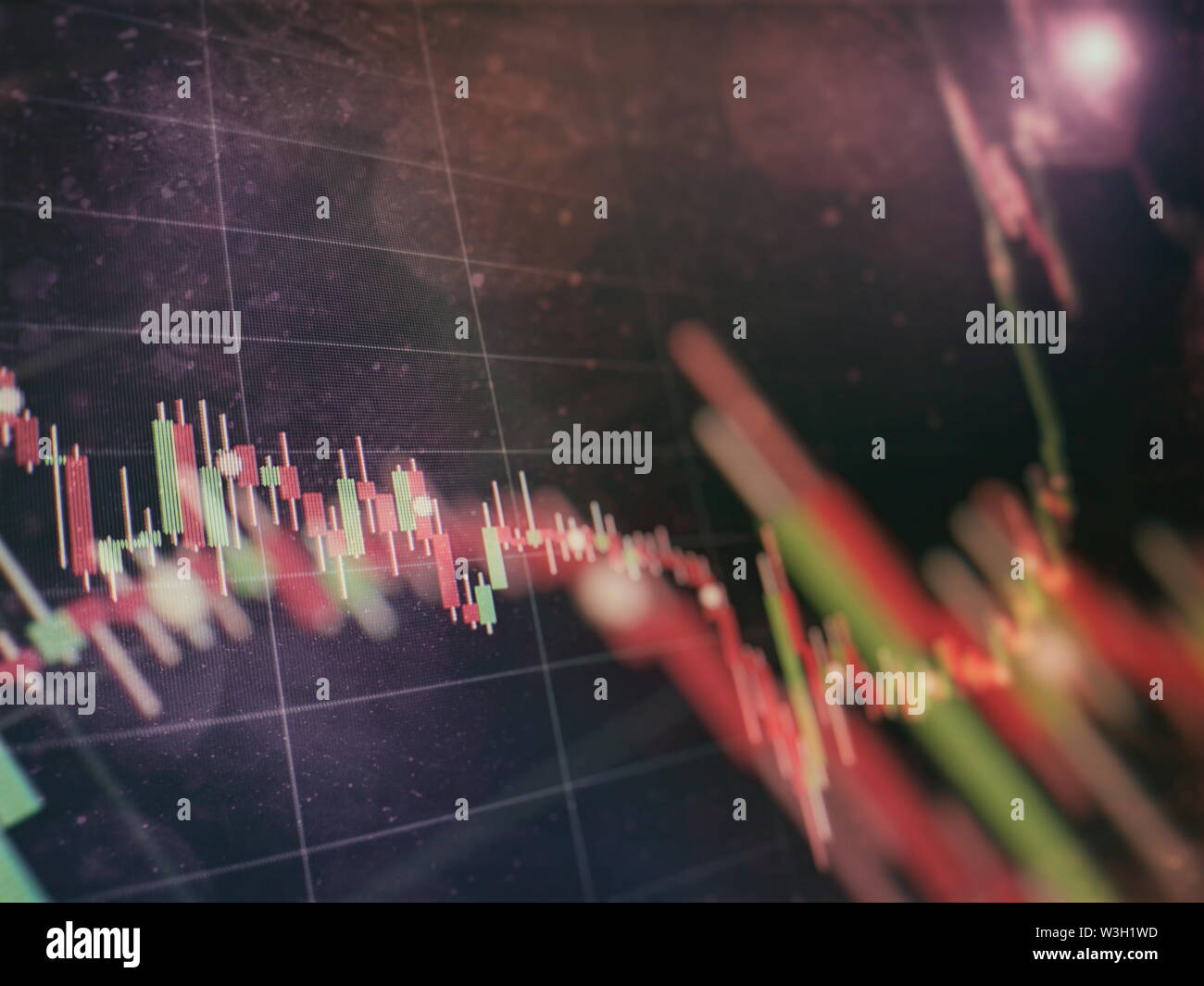Economy trends background for business idea and all art work design ...