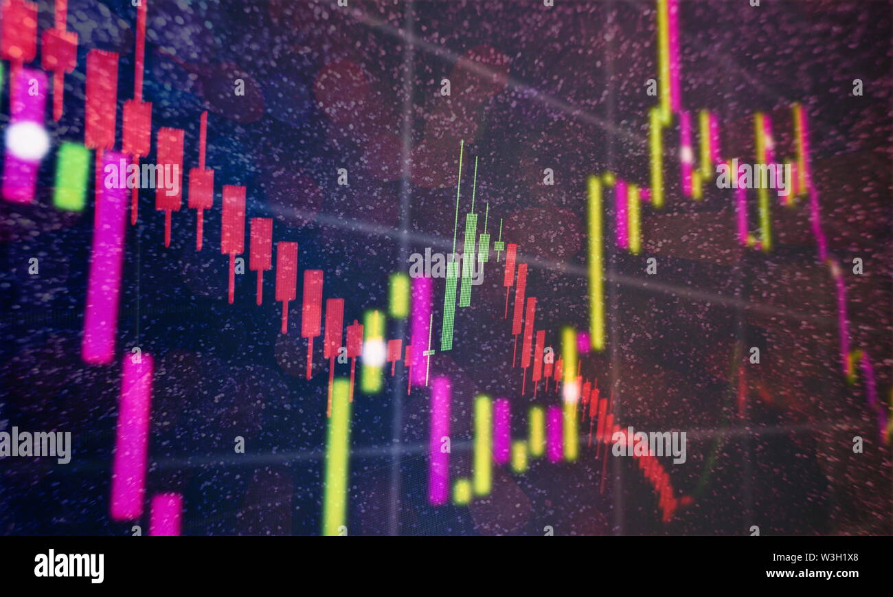 Economy trends background for business idea and all art work design ...
