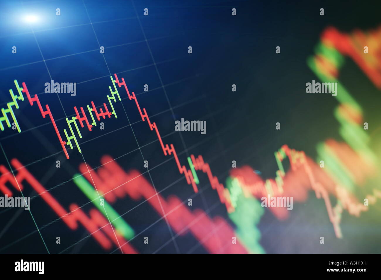 Economy trends background for business idea and all art work design ...