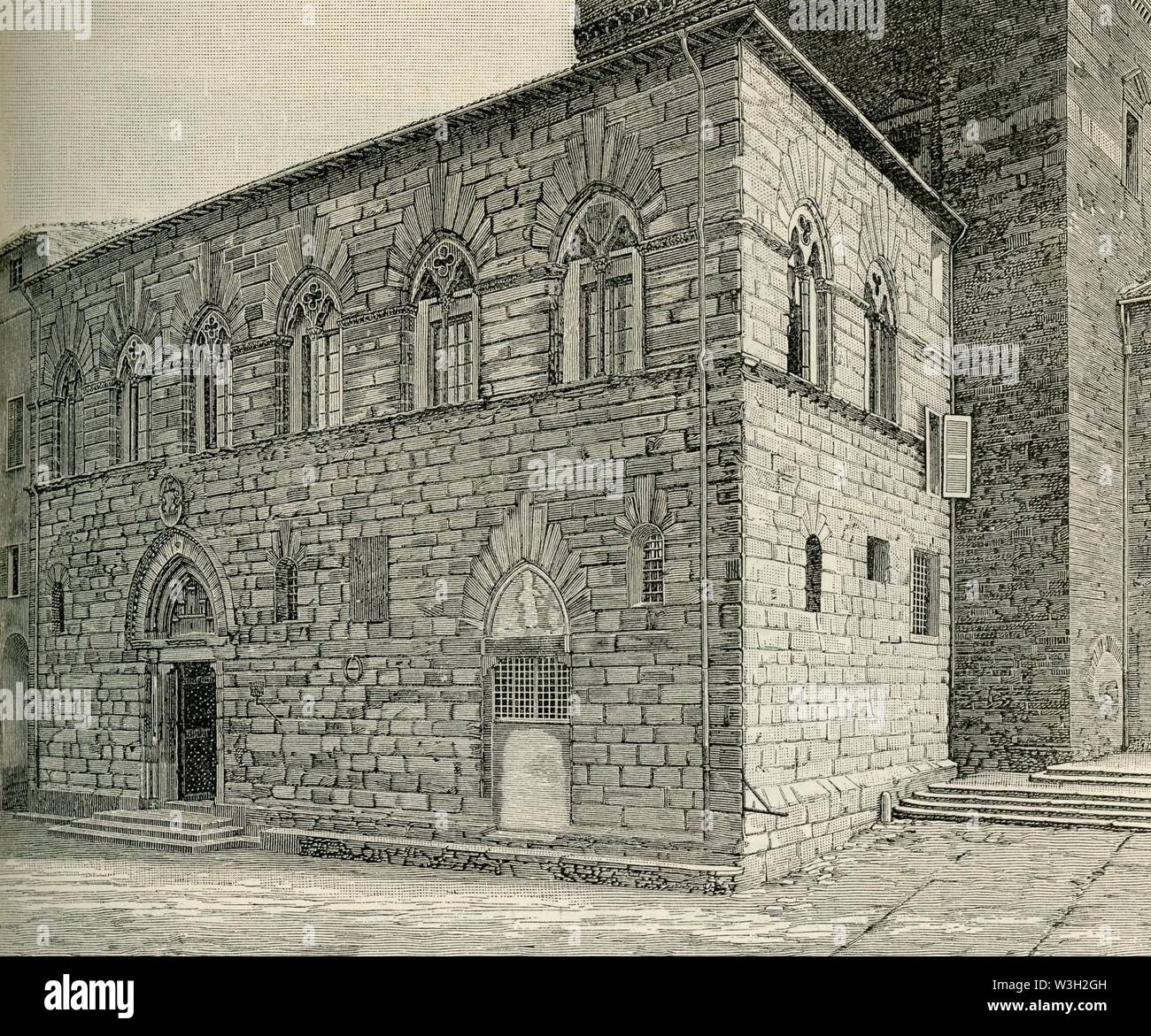 Città di Castello palazzo del Comune Stock Photo - Alamy