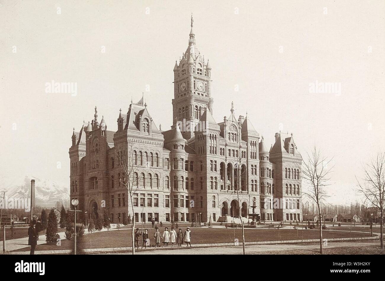 City and County Building SLC - circa 1894 Stock Photo - Alamy