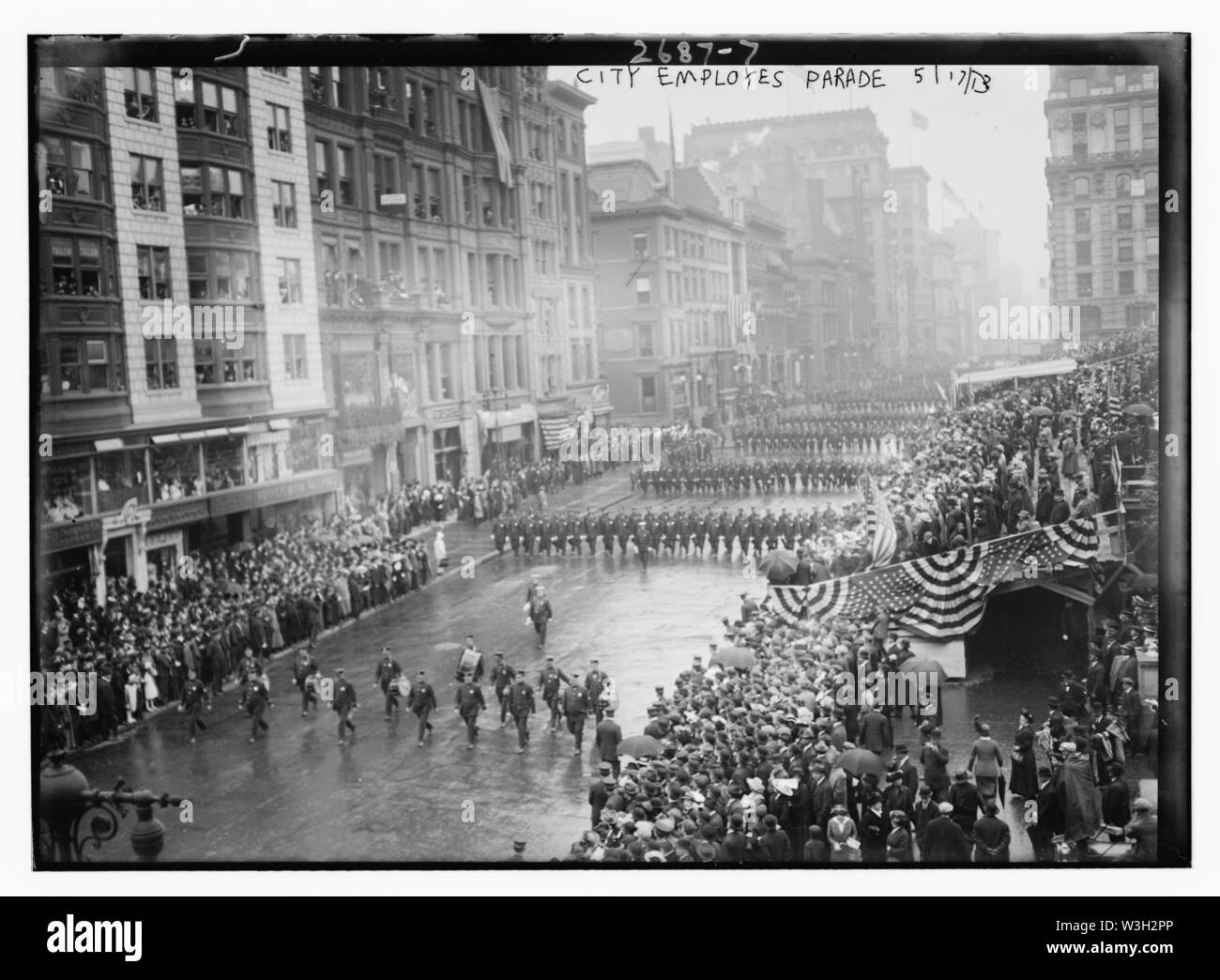 City Employees' parade Stock Photo - Alamy