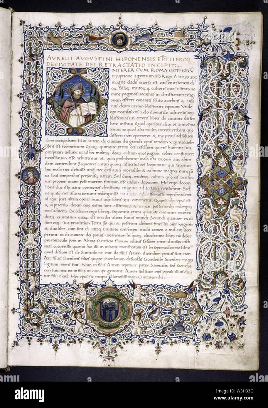 City of god manuscript hi-res stock photography and images - Alamy