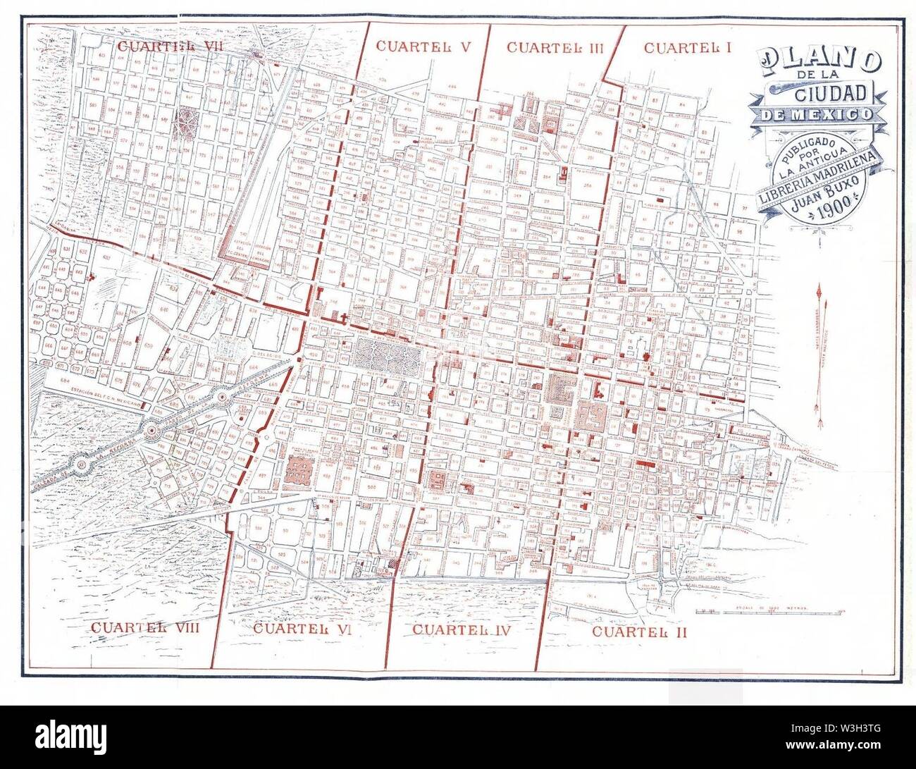 Ciudad de Mexico, 1900 Stock Photo - Alamy