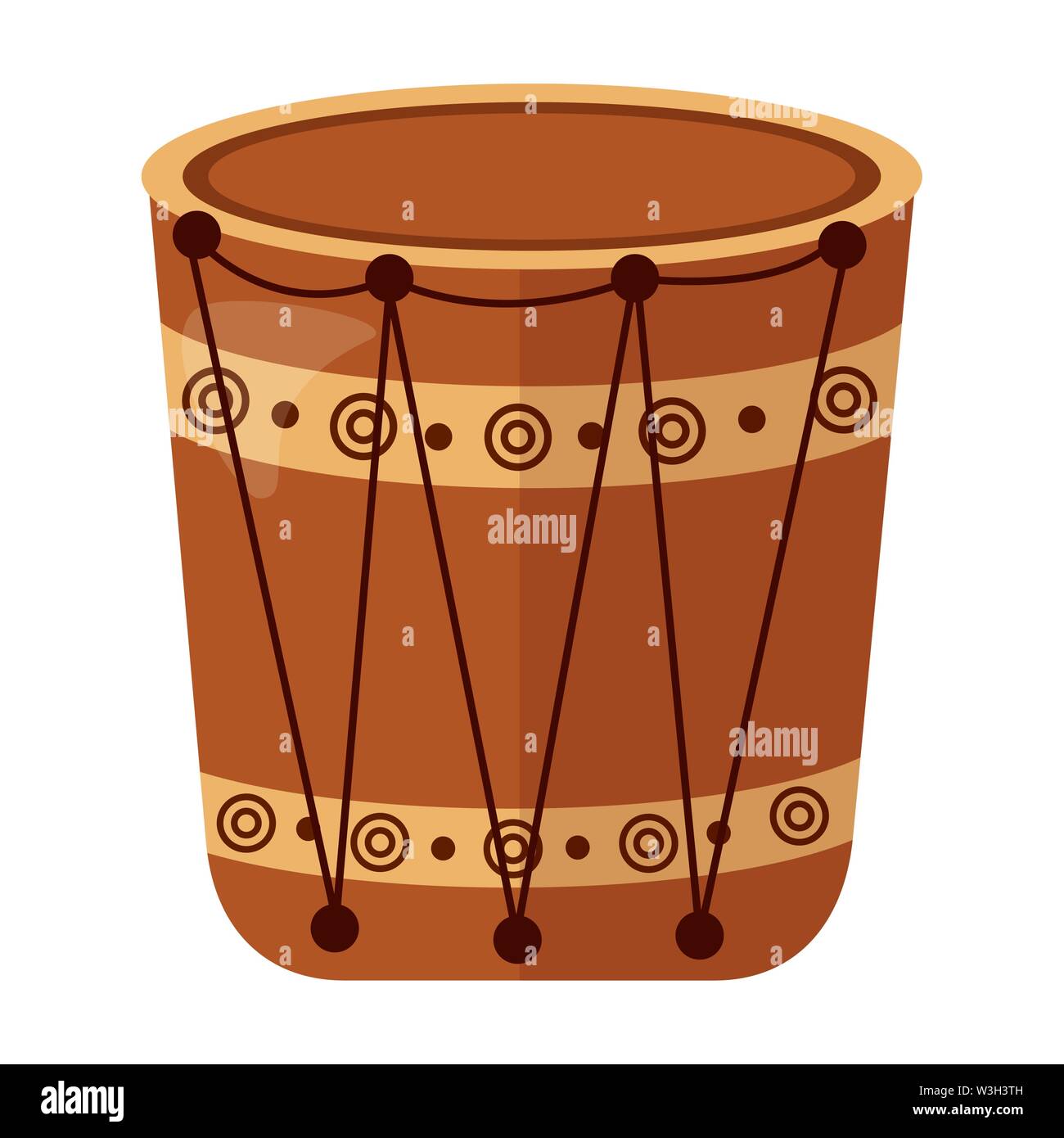 indian folk drum instrument icon Stock Vector Image & Art - Alamy
