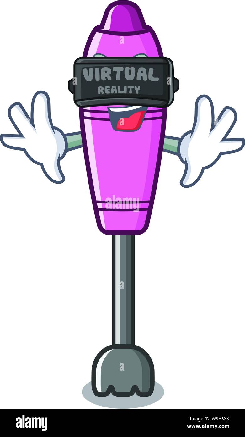 Virtual reality immersion blender isolated in the cartoon Stock Vector ...