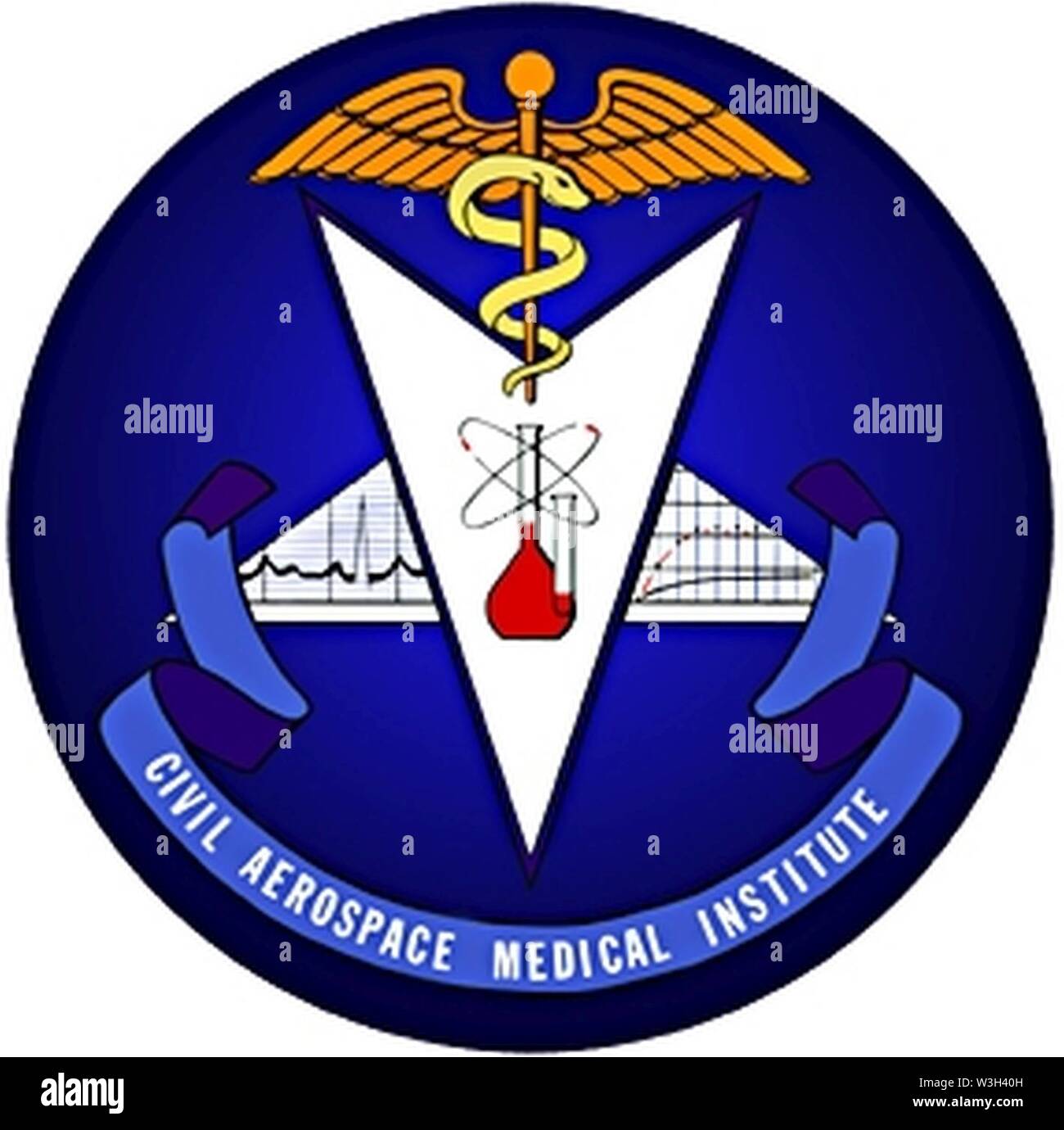 Civil Aerospace Medical Logo 4inch Stock Photo - Alamy
