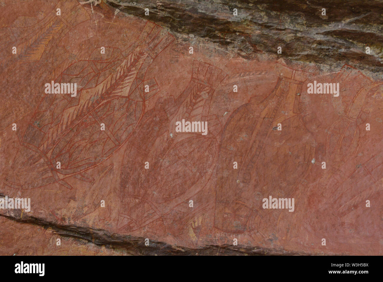 Aboriginal Paintings Ubirr In Kakadu High Resolution Stock Photography ...