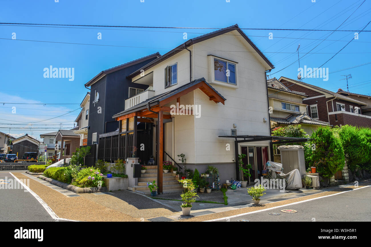 Kyoto, Japan - Jun 24, 2019. Cityscape of Kyoto, Japan. Kyoto was the ...