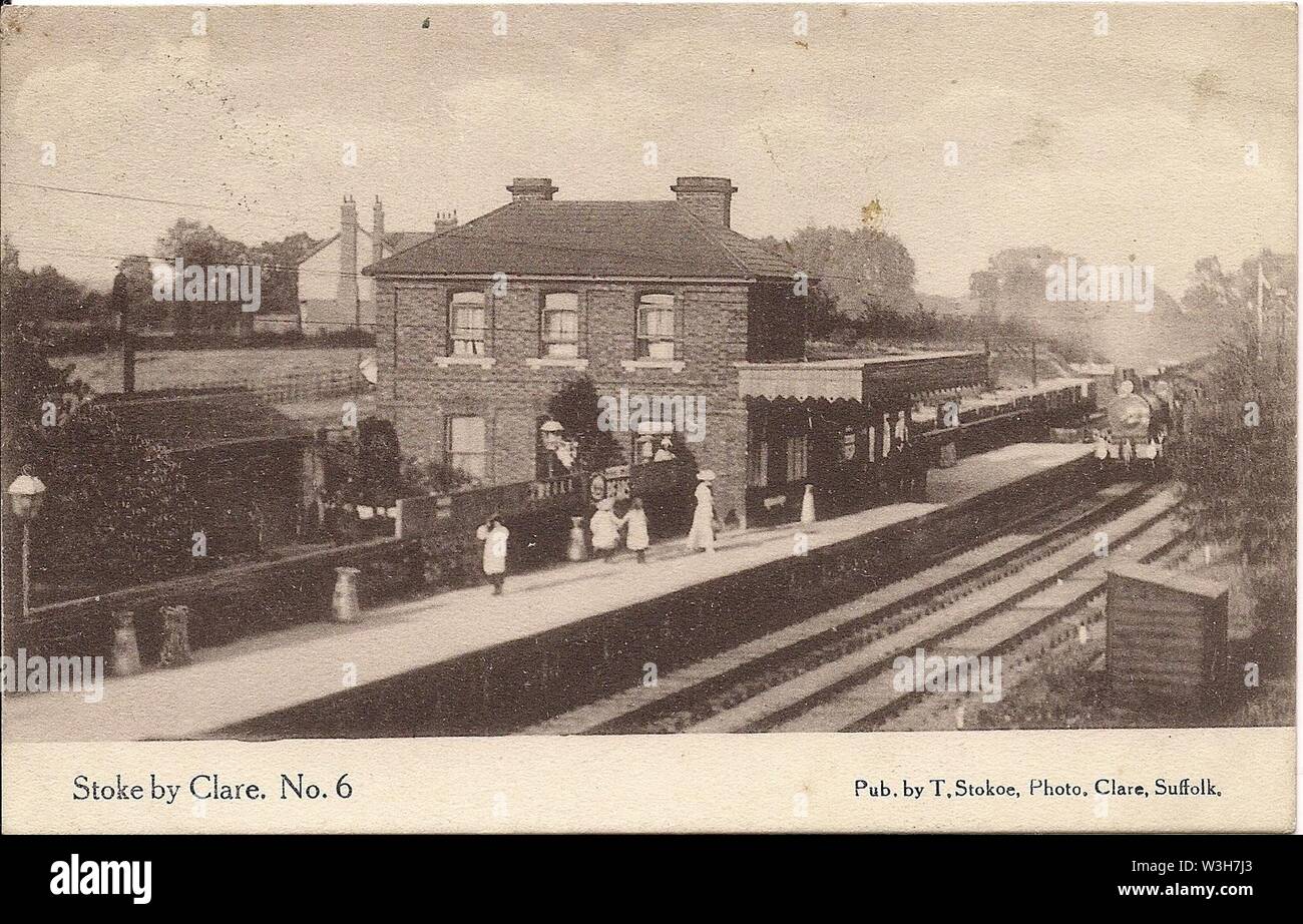 Clare railway station Stock Photo - Alamy