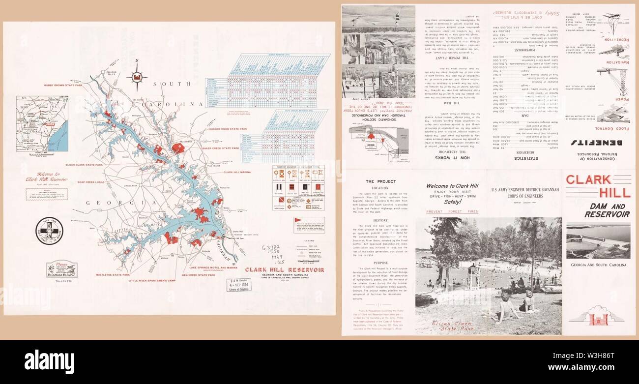 Clark hill reservoir hi-res stock photography and images - Alamy