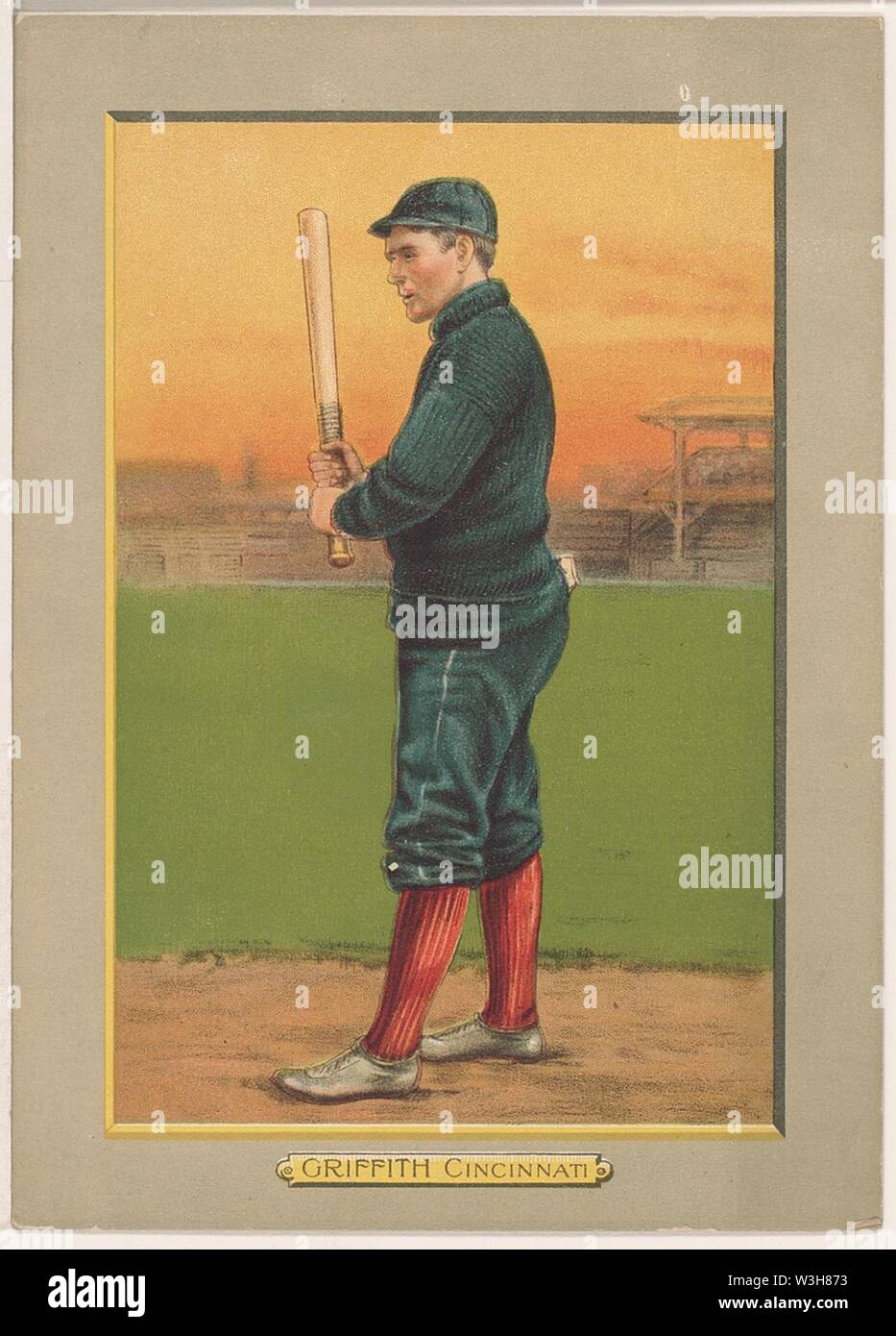 Clark Griffith, Cincinnati Reds, baseball card portrait Stock Photo - Alamy