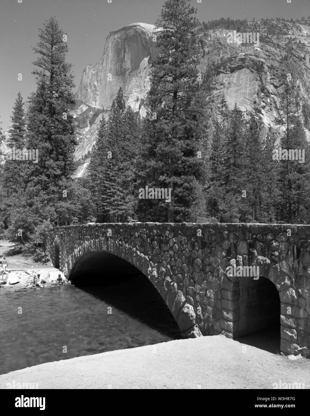 Clark Bridge Yosemite YNP1 Stock Photo - Alamy