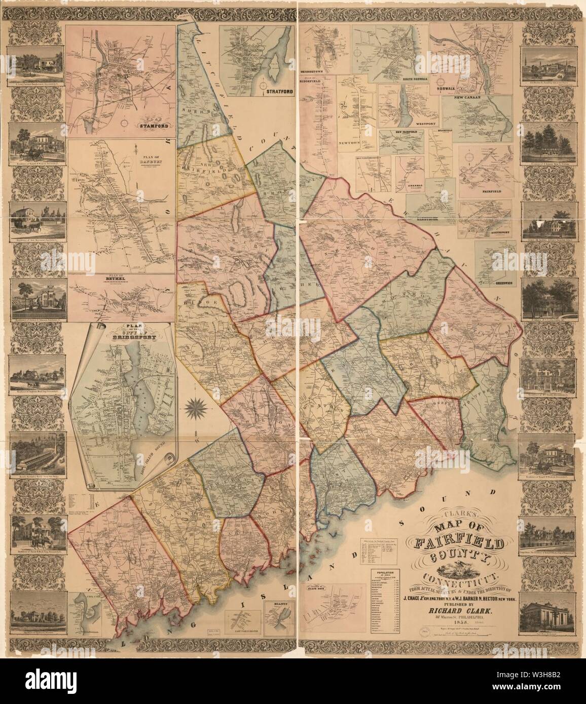 Fairfield map hi-res stock photography and images - Alamy