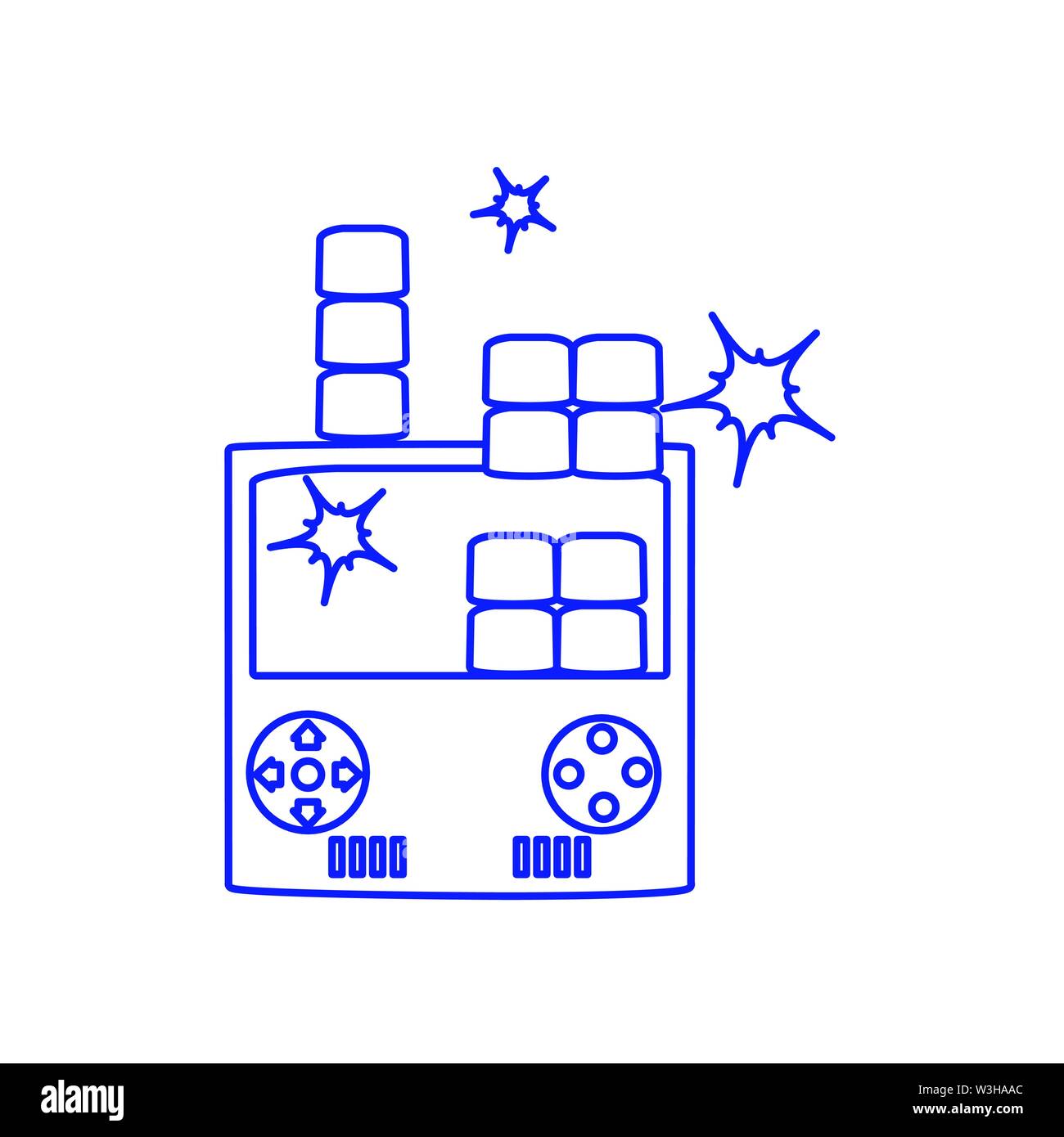 Gaming blocks Stock Vector Images - Alamy