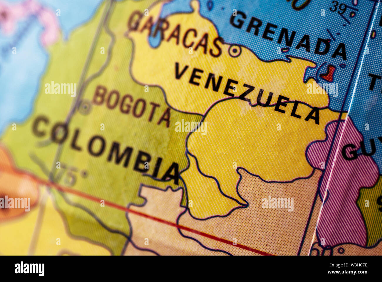 Outline map colombia hi-res stock photography and images - Alamy