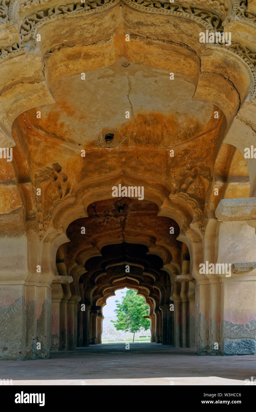 Arches of Lotus Mahal Stock Photo - Alamy