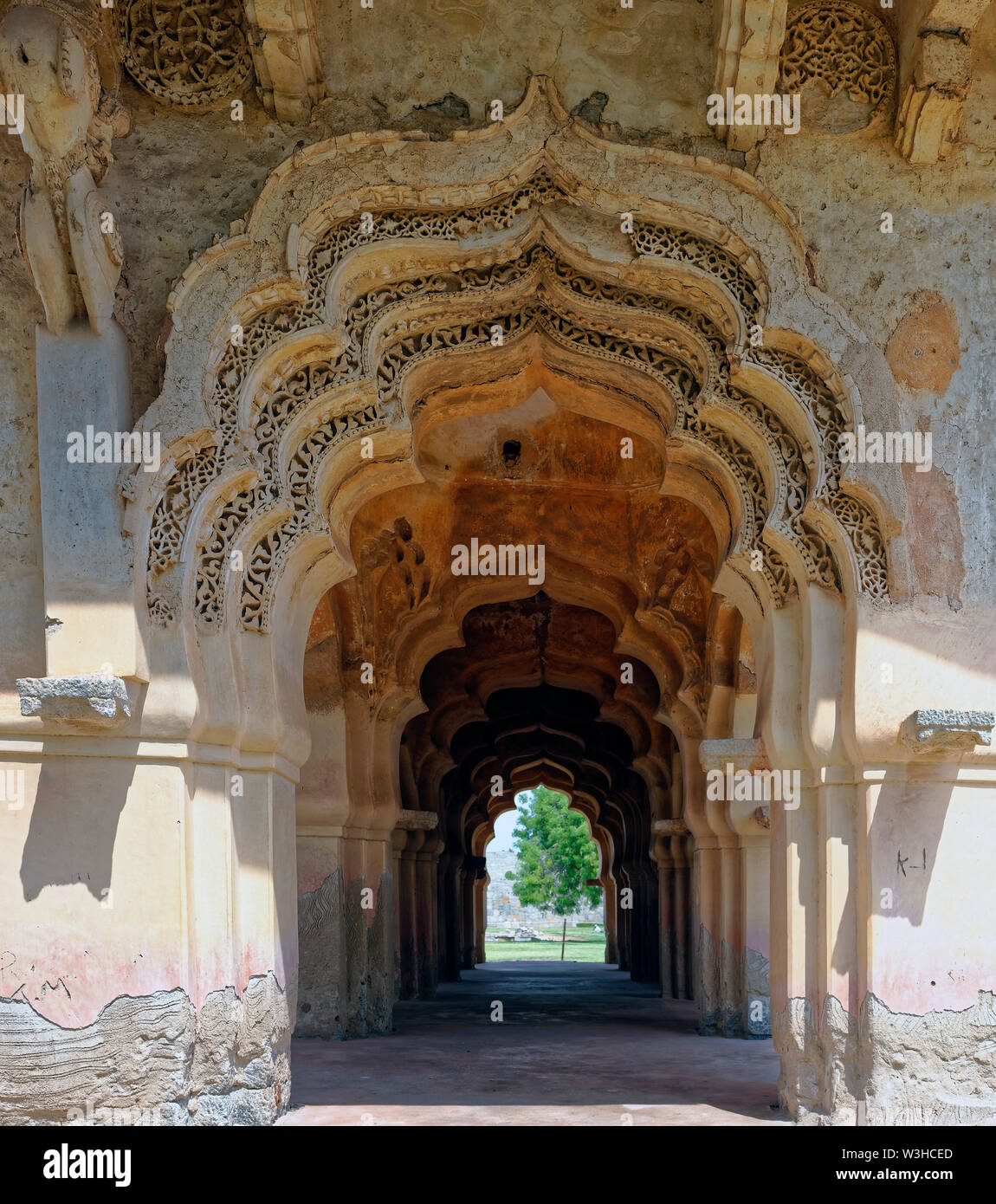 Arches of Lotus Mahal Stock Photo - Alamy