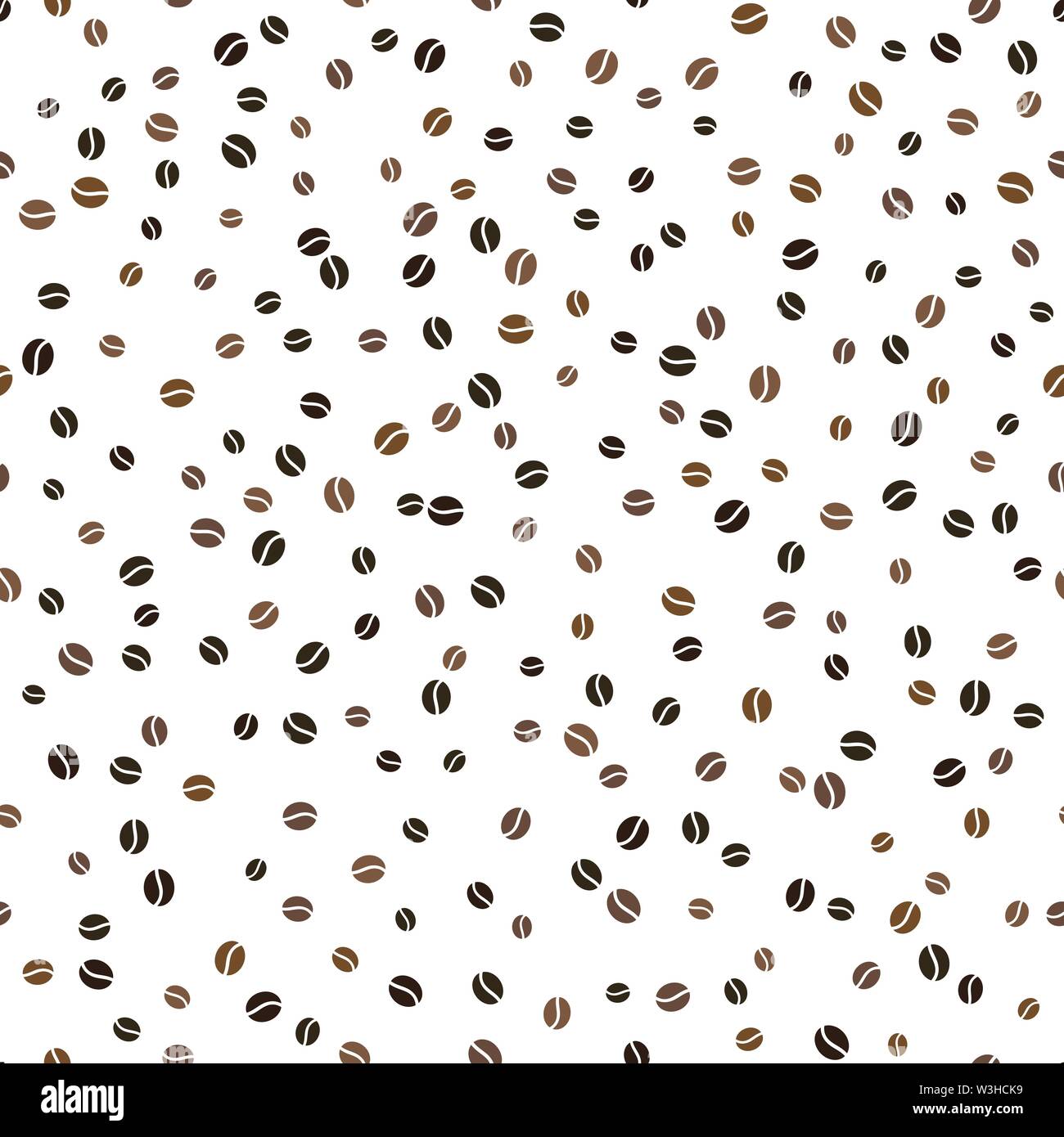 Seamless brown beige coffee vector hi-res stock photography and images ...