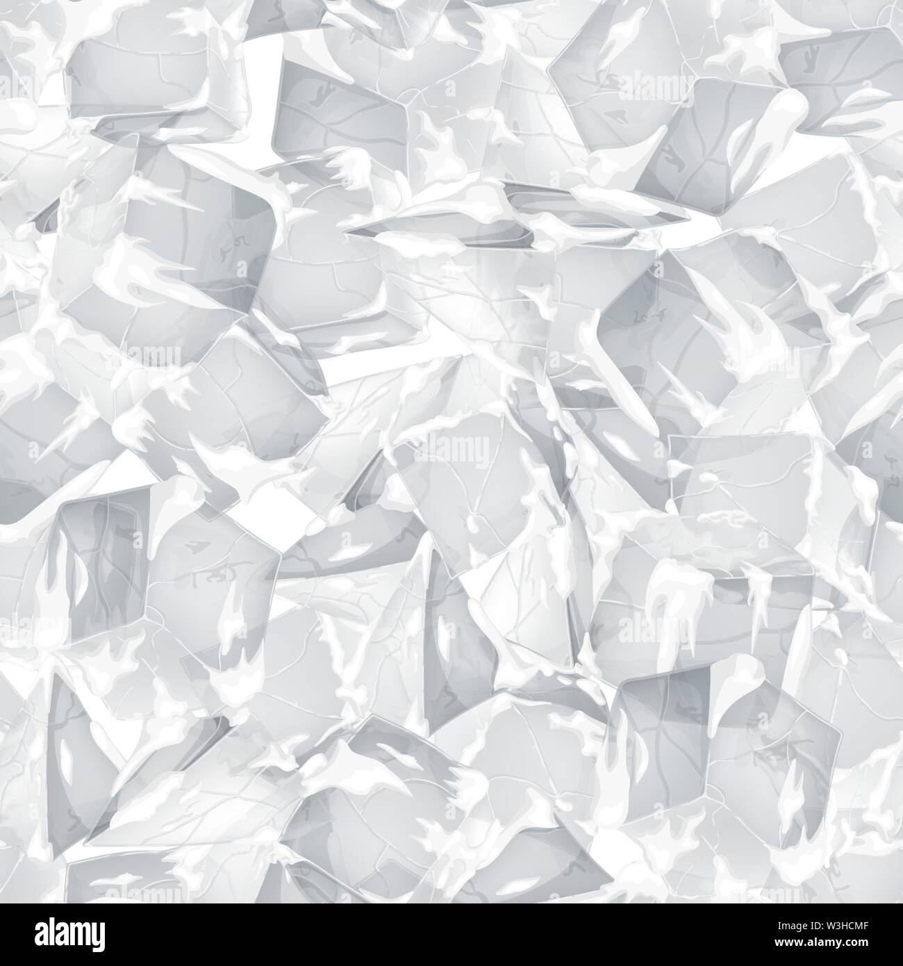 Ice and snow texture. Seamless pattern background. Vector illustration ...