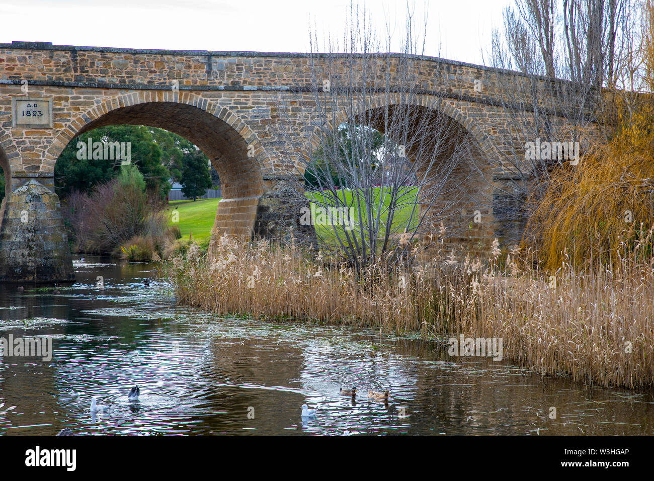 Richmond Tasmania, historic heritage arch bridge in Richmond and ...