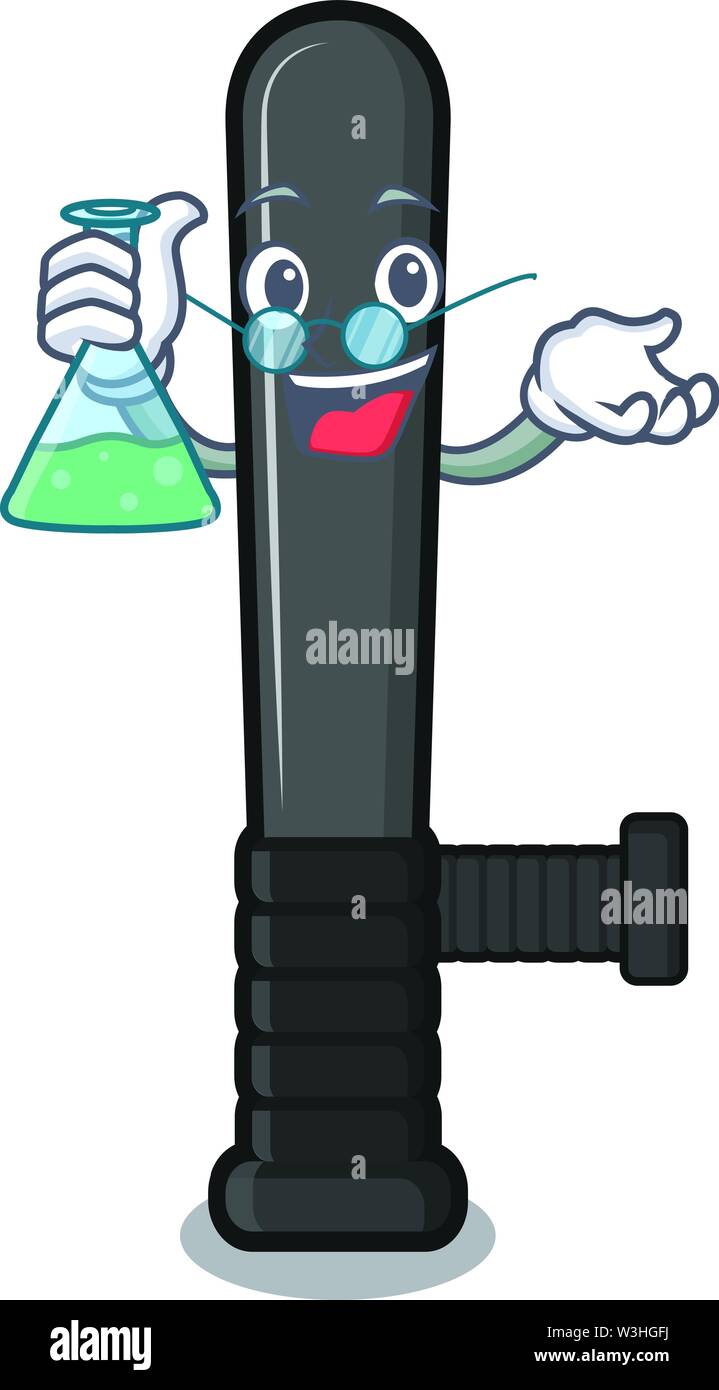 Professor police baton in the mascot shape Stock Vector Image & Art - Alamy