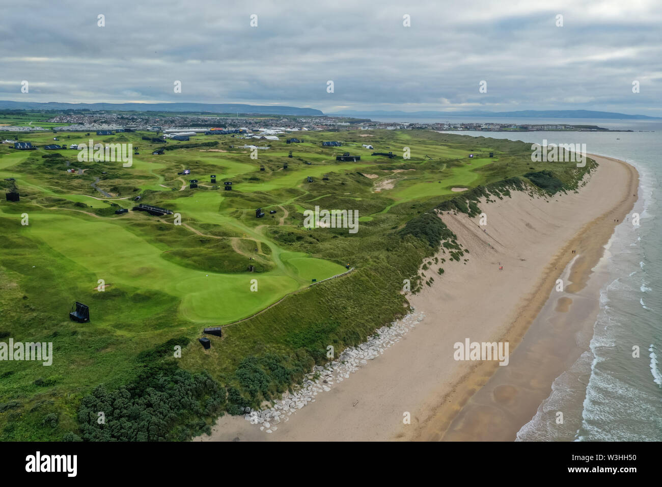 The Open at Royal Portrush Northern Ireland Stock Photo - Alamy