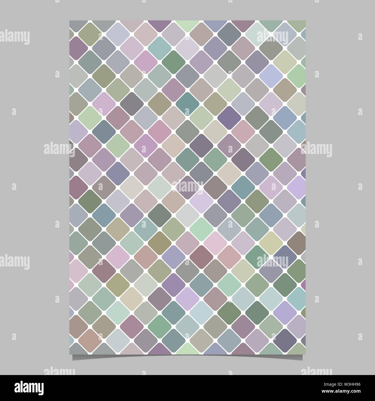 Colorful abstract geometrical diagonal square pattern flyer template background Stock Vector ...