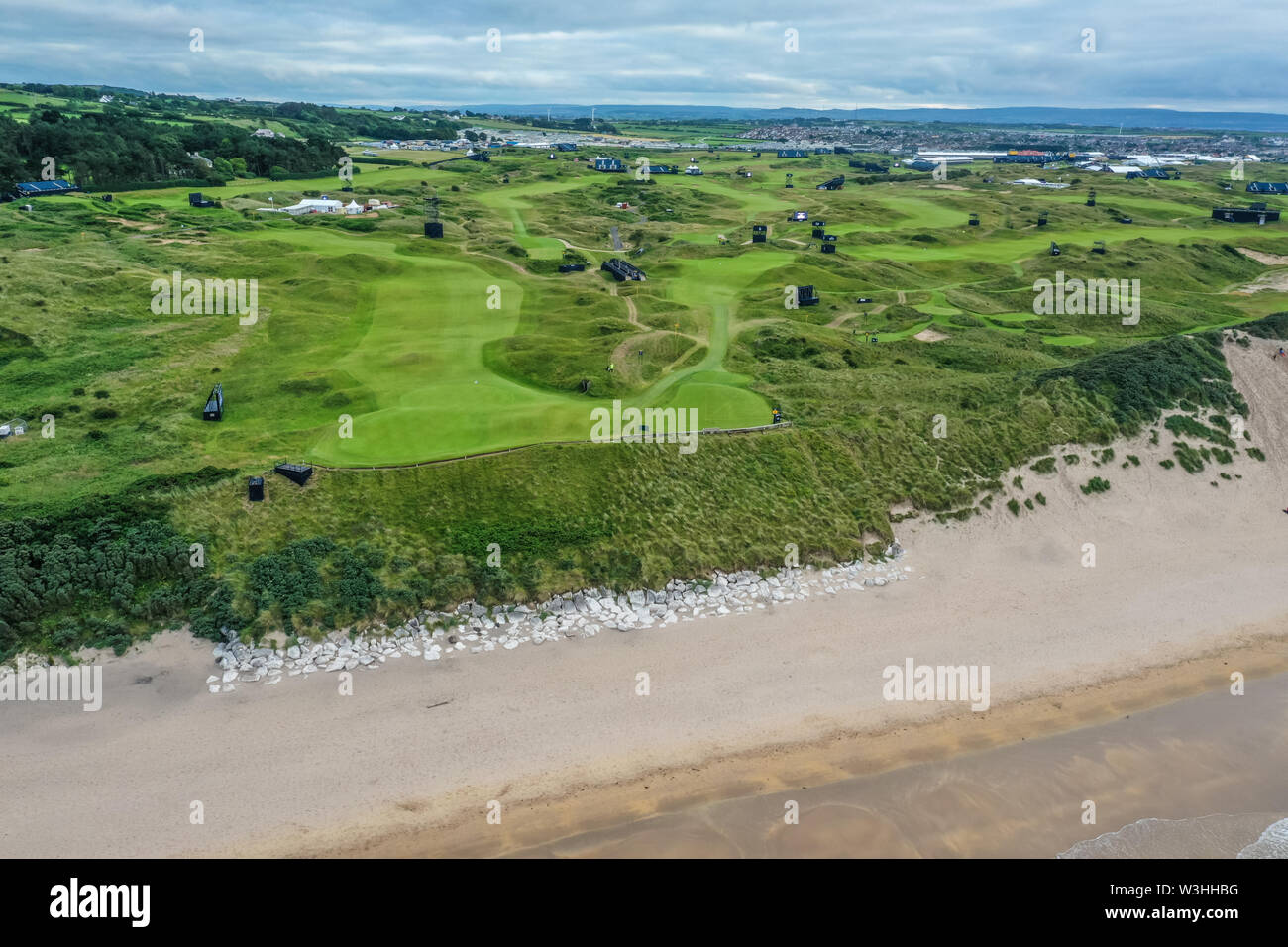 The Open at Royal Portrush Northern Ireland Stock Photo - Alamy